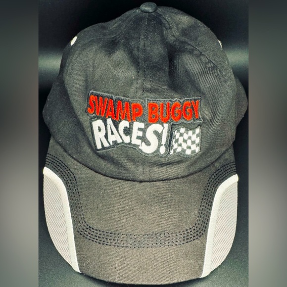 Accessories | Vintage Swamp Buggy Racing Hat Ball Cap Adjustable Velcro ...